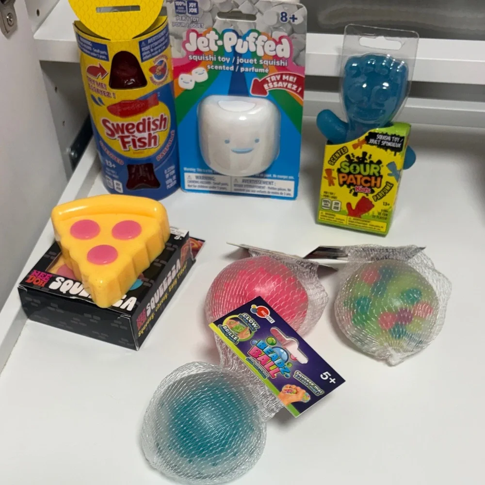 incrediBle | Toys | Jet Puffed Squish Swedish Fish Squish Sour Patch ...